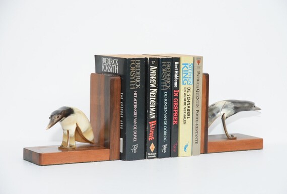 Mid Century Vintage Wooden Books Holder MCM. - Etsy