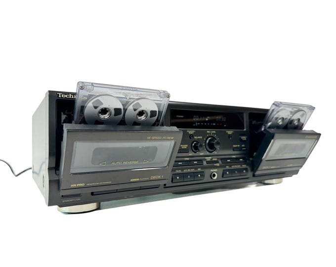 Technics RS-TR575 Double Cassette Deck (1994-02) - Etsy