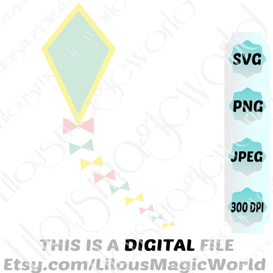 Kite SVG, Kite Clipart,cut File, Toy, Outdoor, Kite Cutting, Kite ...