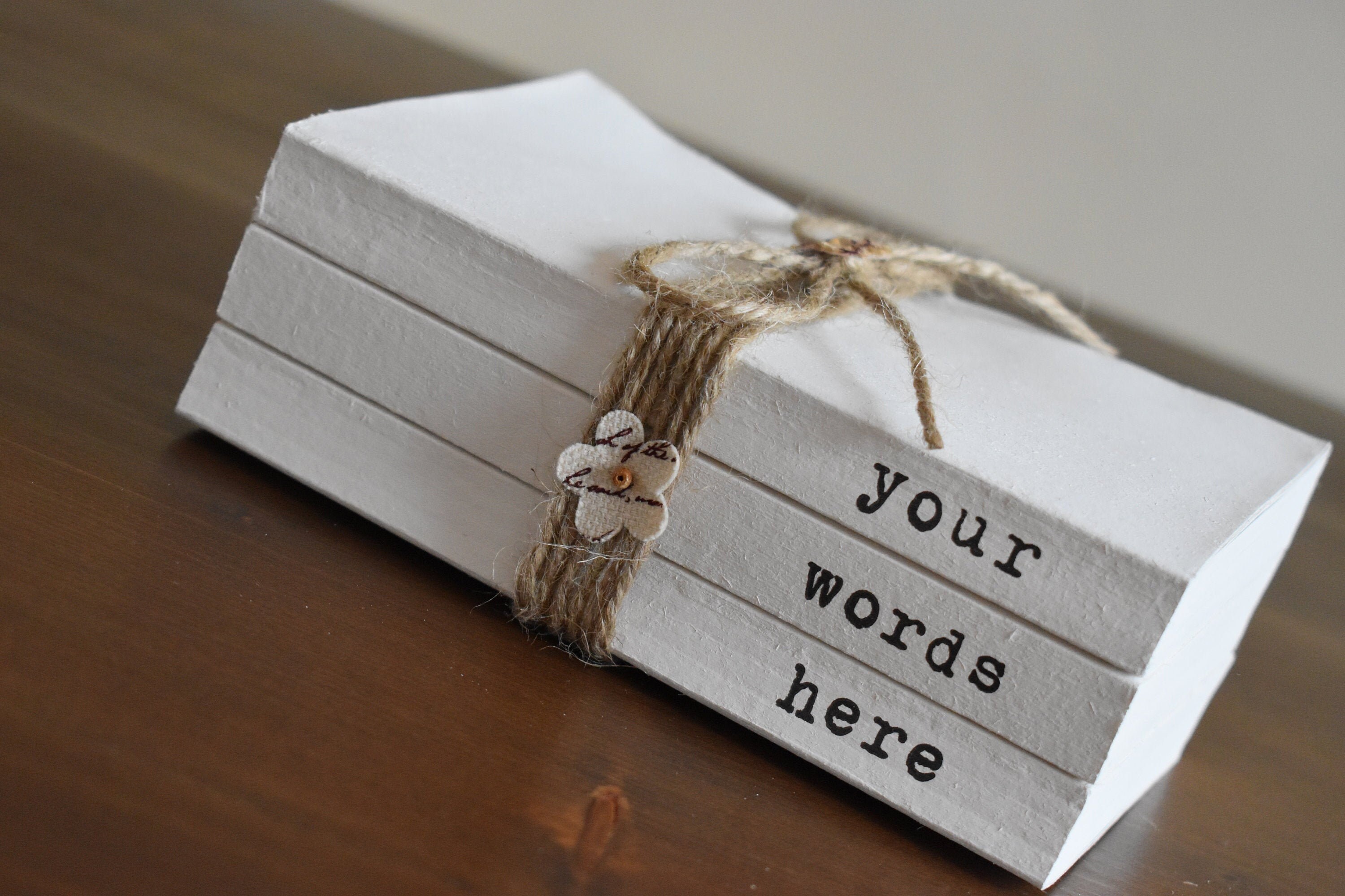 Custom Painted Books Personalised Shabby Gifts Farmhouse | Etsy UK