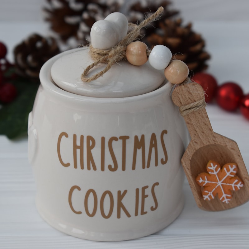 Christmas Cookie Jar - Etsy