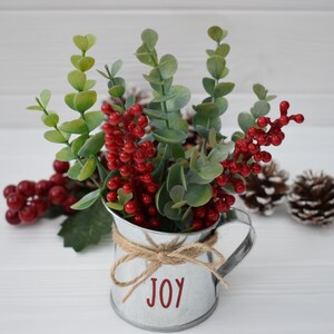 MINI Christmas Jug and Festive Berries and Greenery, Christmas Tiered ...