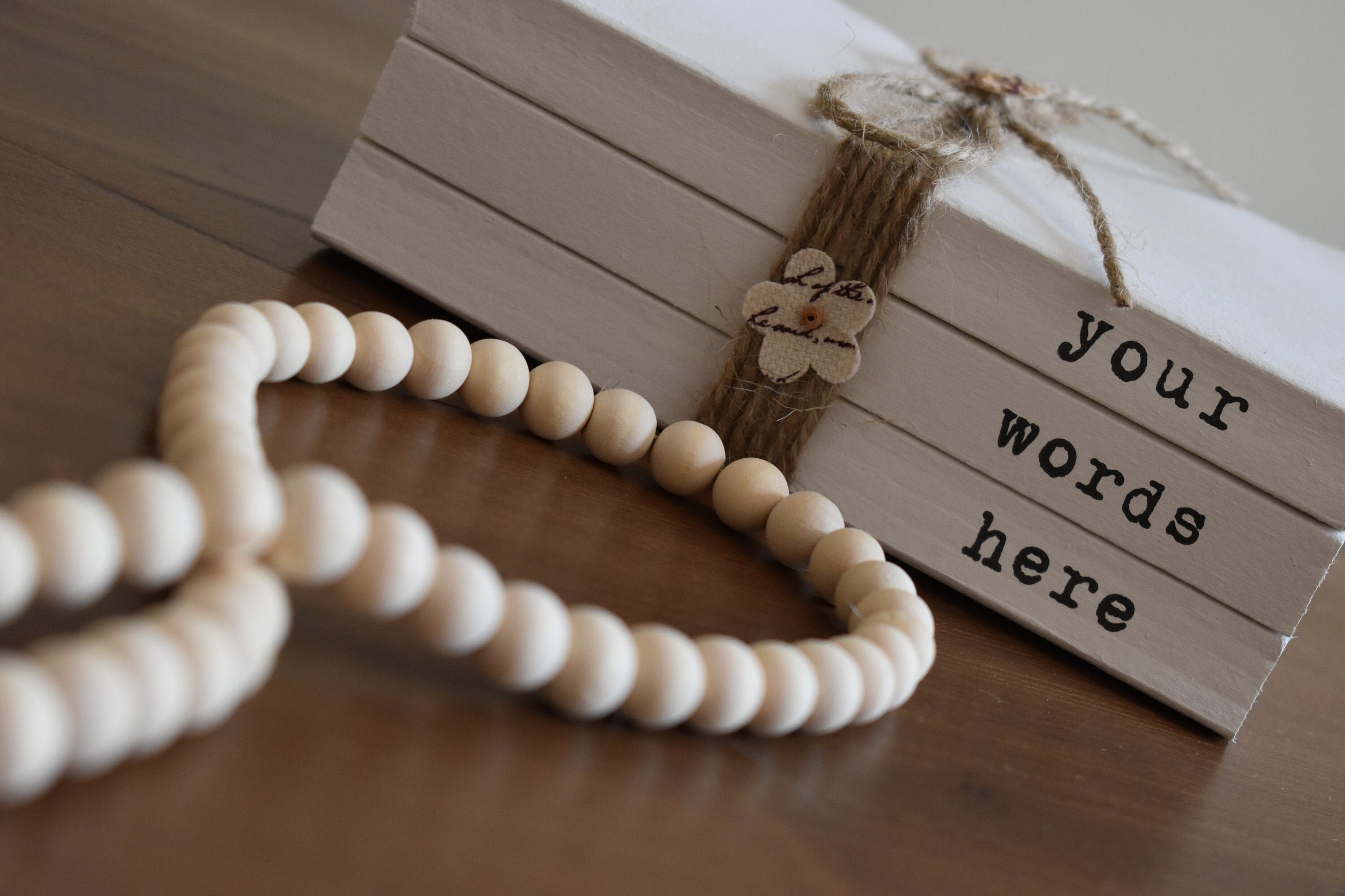 Custom Painted Books Personalised Shabby Gifts Farmhouse - Etsy UK