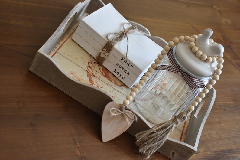 Custom Painted Books Personalised Shabby Gifts Farmhouse - Etsy UK