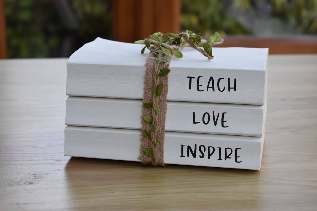Inspirational Gift Ideas, Teach Love Inspire, Motivational Quote Decor ...