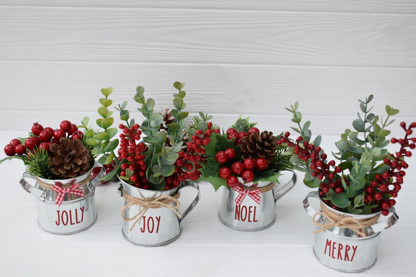 MINI Christmas Jug and Festive Berries and Greenery, Christmas Tiered ...