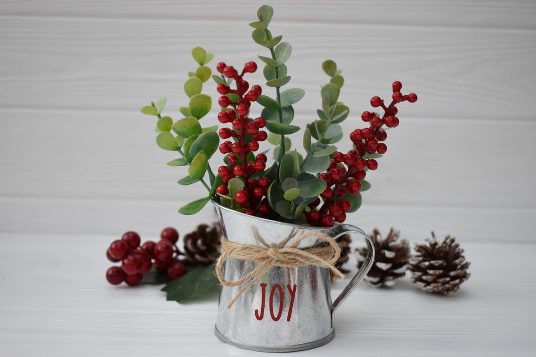 MINI Christmas Jug and Festive Berries and Greenery, Christmas Tiered ...