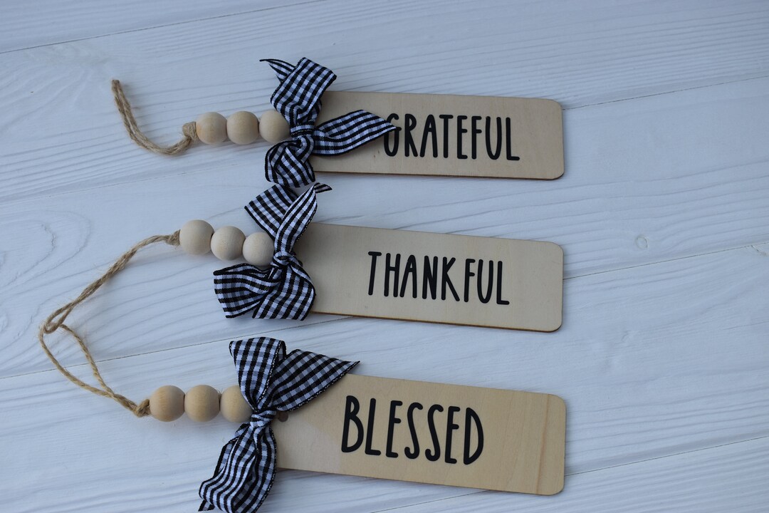 Mini Fall Farmhouse Sign, Rae Dunn Wooden Autumn Tag, Autumn Tiered ...