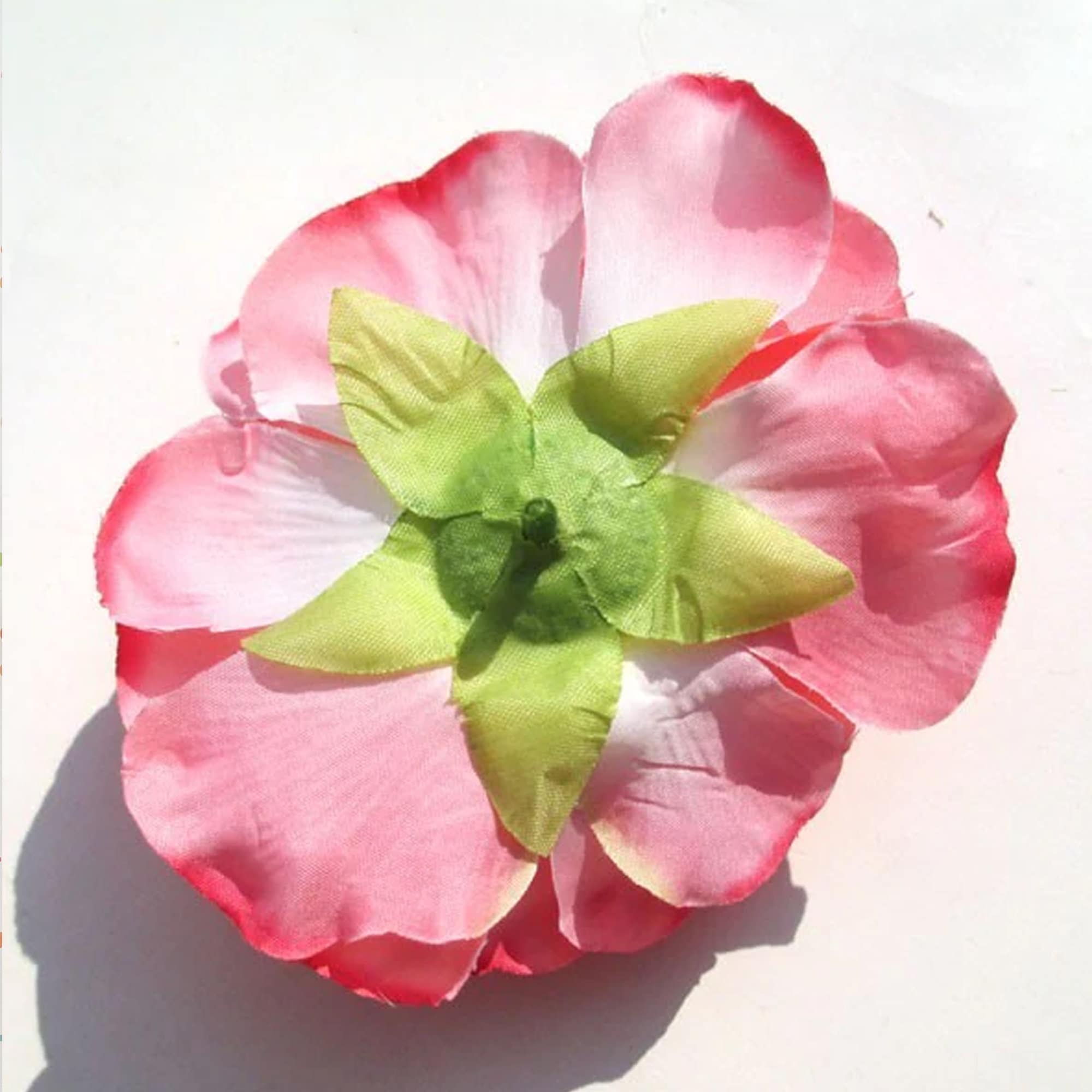 Flores de seda, suave seda flor peonía flores cabezas, 4 flores para ...