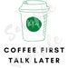 Coffee First Talk Later Printable Sign for Coffee Bar, Wall Art, Decor ...