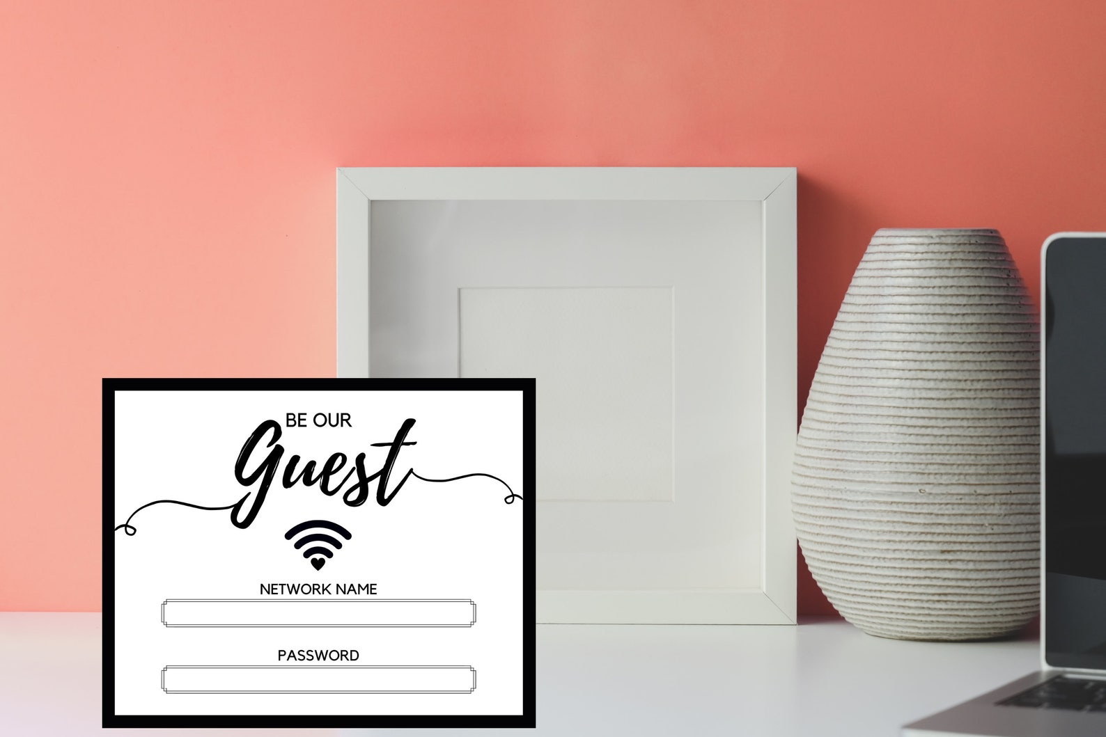 Be Our Guest Printable Wifi Sign for Home or Office 8x10 - Etsy