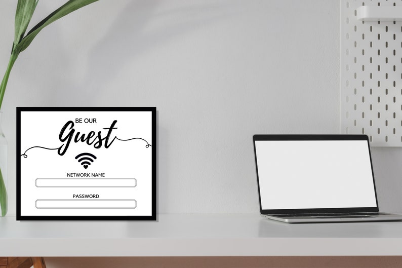 Be Our Guest Printable Wifi Sign for Home or Office 8x10 - Etsy