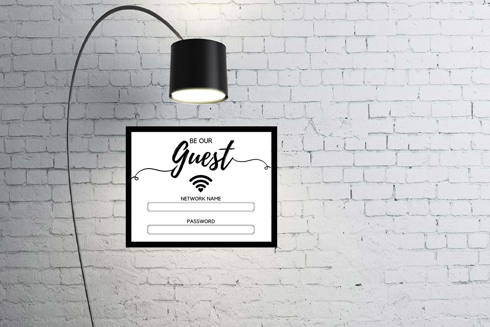 Be Our Guest Printable Wifi Sign for Home or Office 8x10 - Etsy