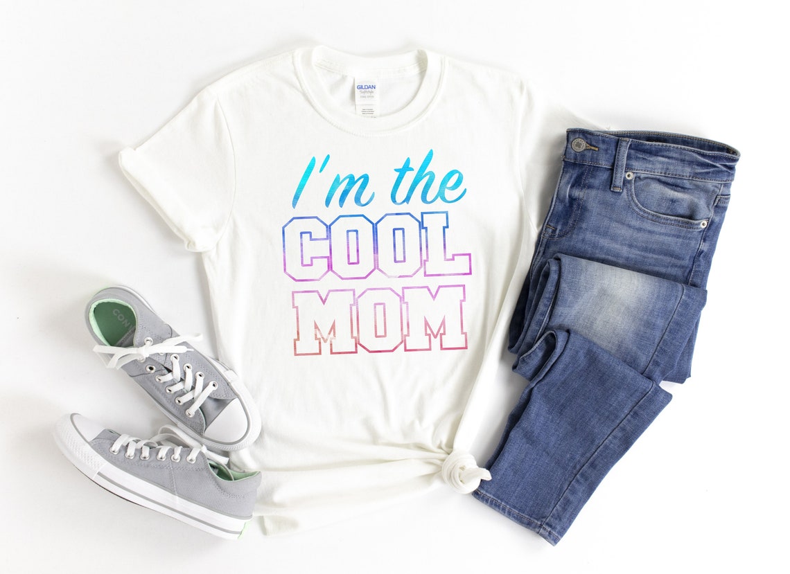 I'm The Cool Mom Womens T Shirt Funny Mom Shirt | Etsy