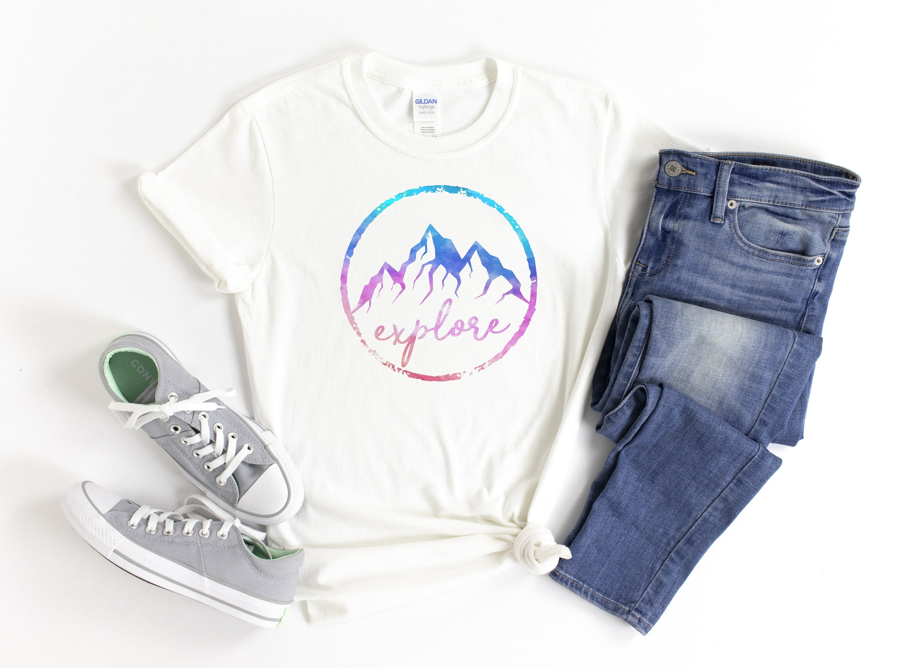 Explore Womens T-shirt Explore Shirt Wanderlust Shirt Adventure Shirt ...