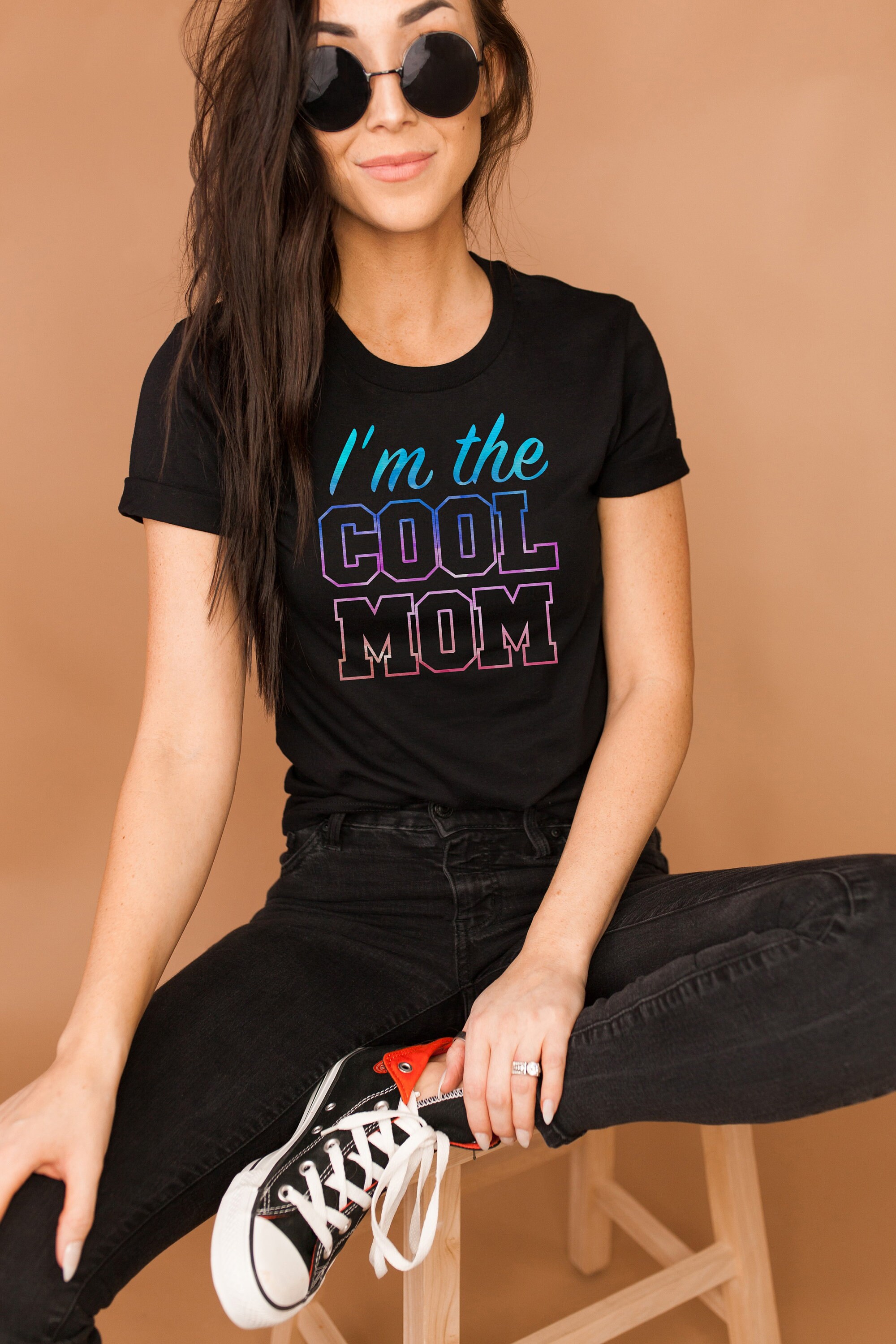 I'm The Cool Mom Womens T Shirt Funny Mom Shirt | Etsy