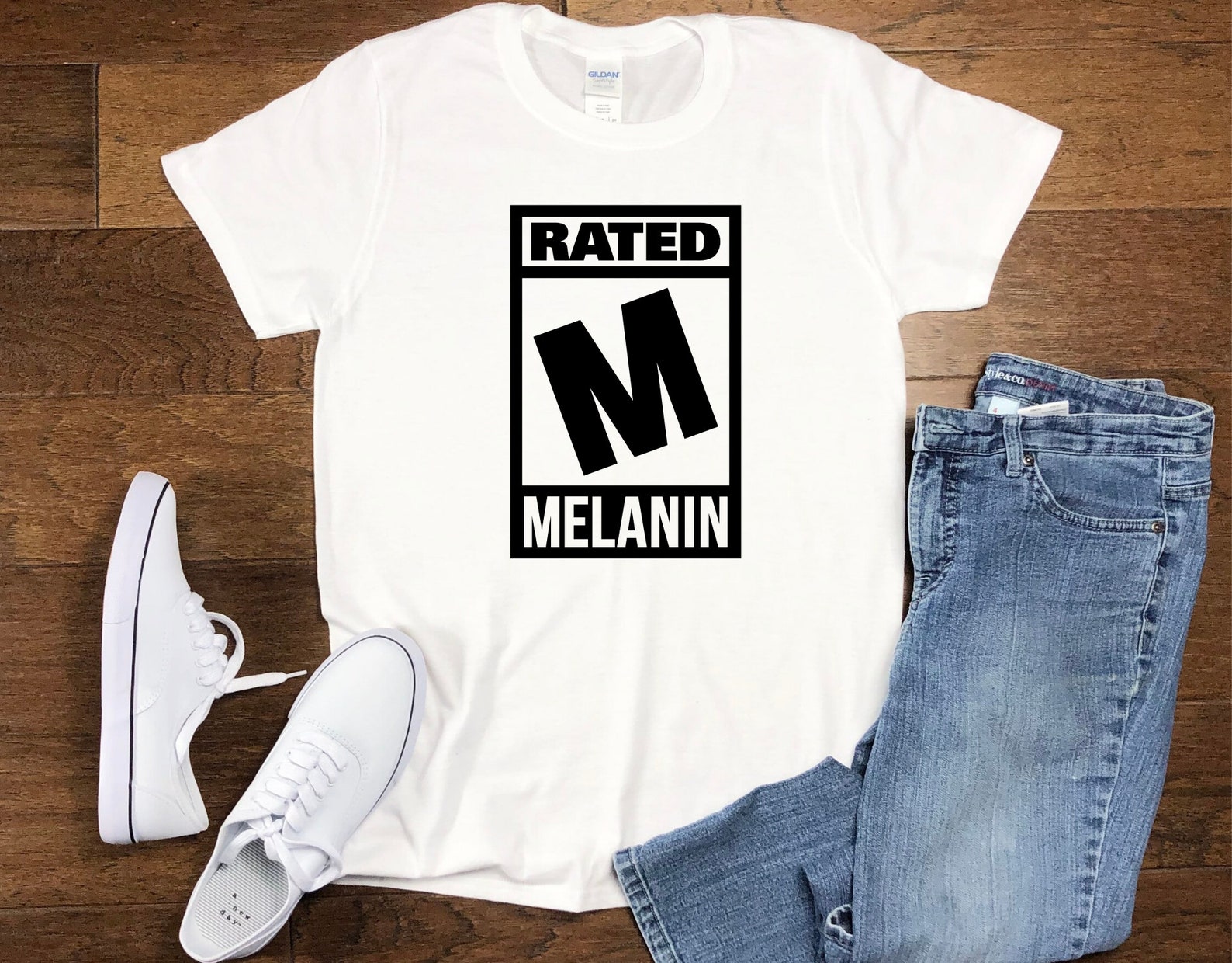 Rated M Melanin T-shirt - Etsy