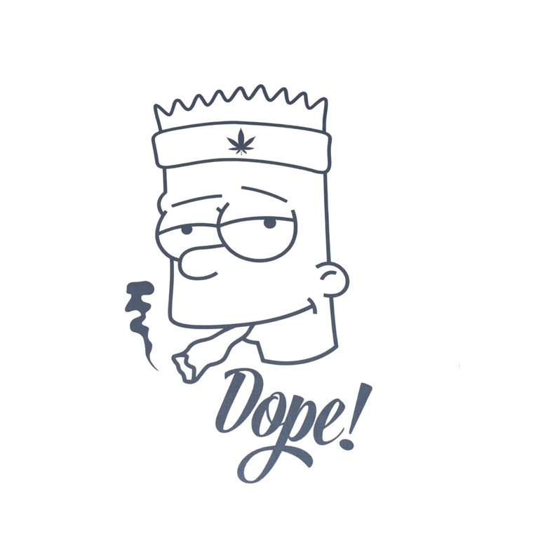 Bart Pre-drawn Canvas - Etsy