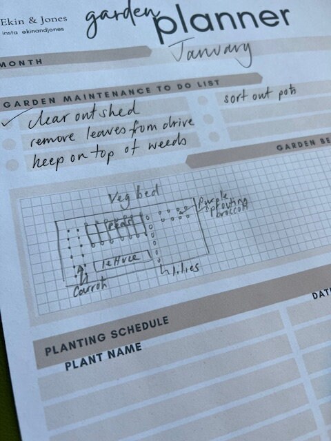 Garden Planner Printable, Gardening Monthly Planner, Gardening Log ...