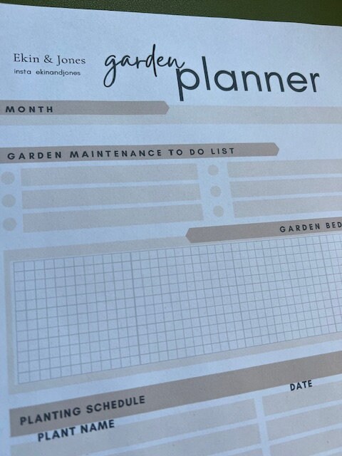 Garden Planner Printable, Gardening Monthly Planner, Gardening Log ...
