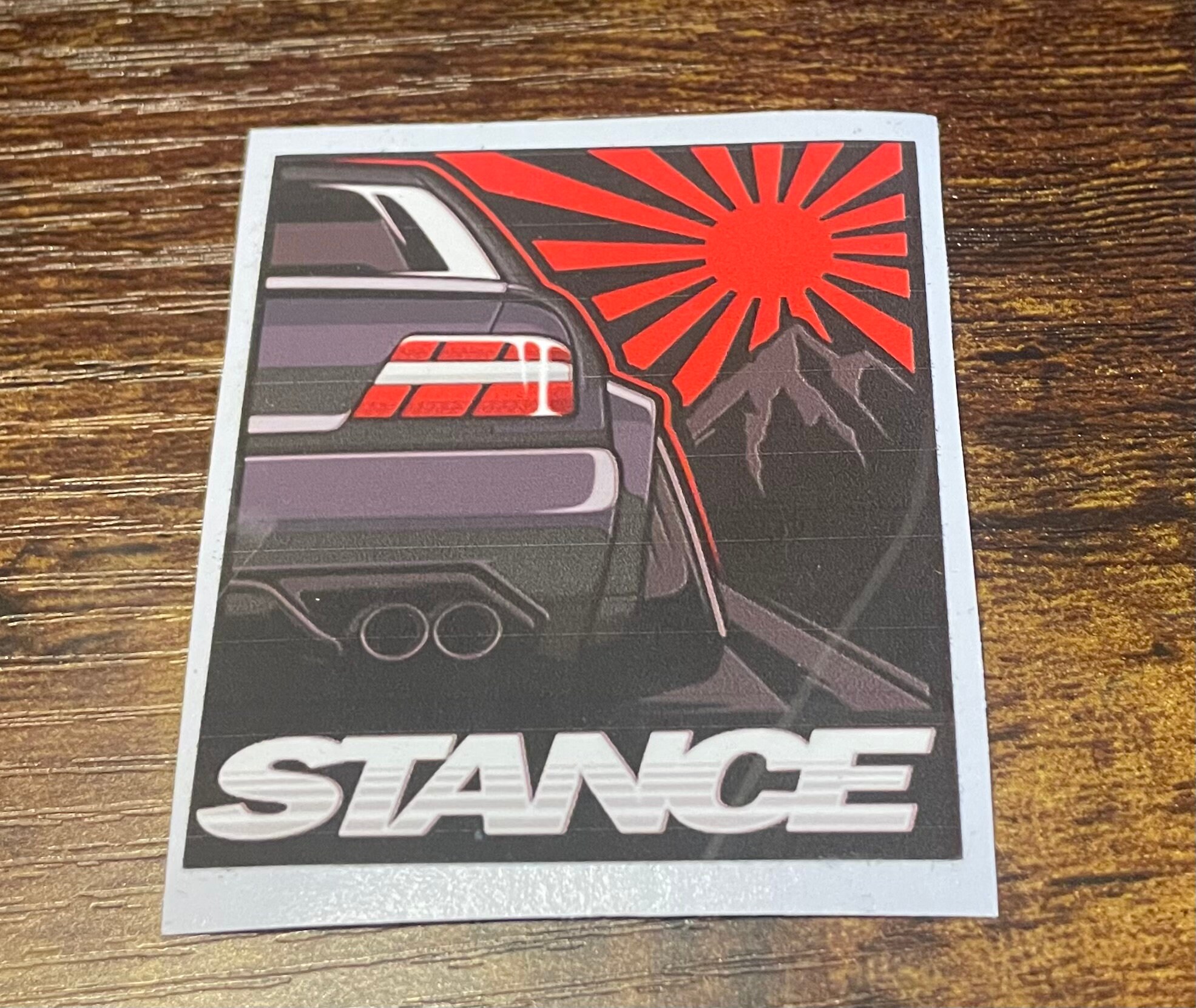 Stance Decal sticker | Etsy
