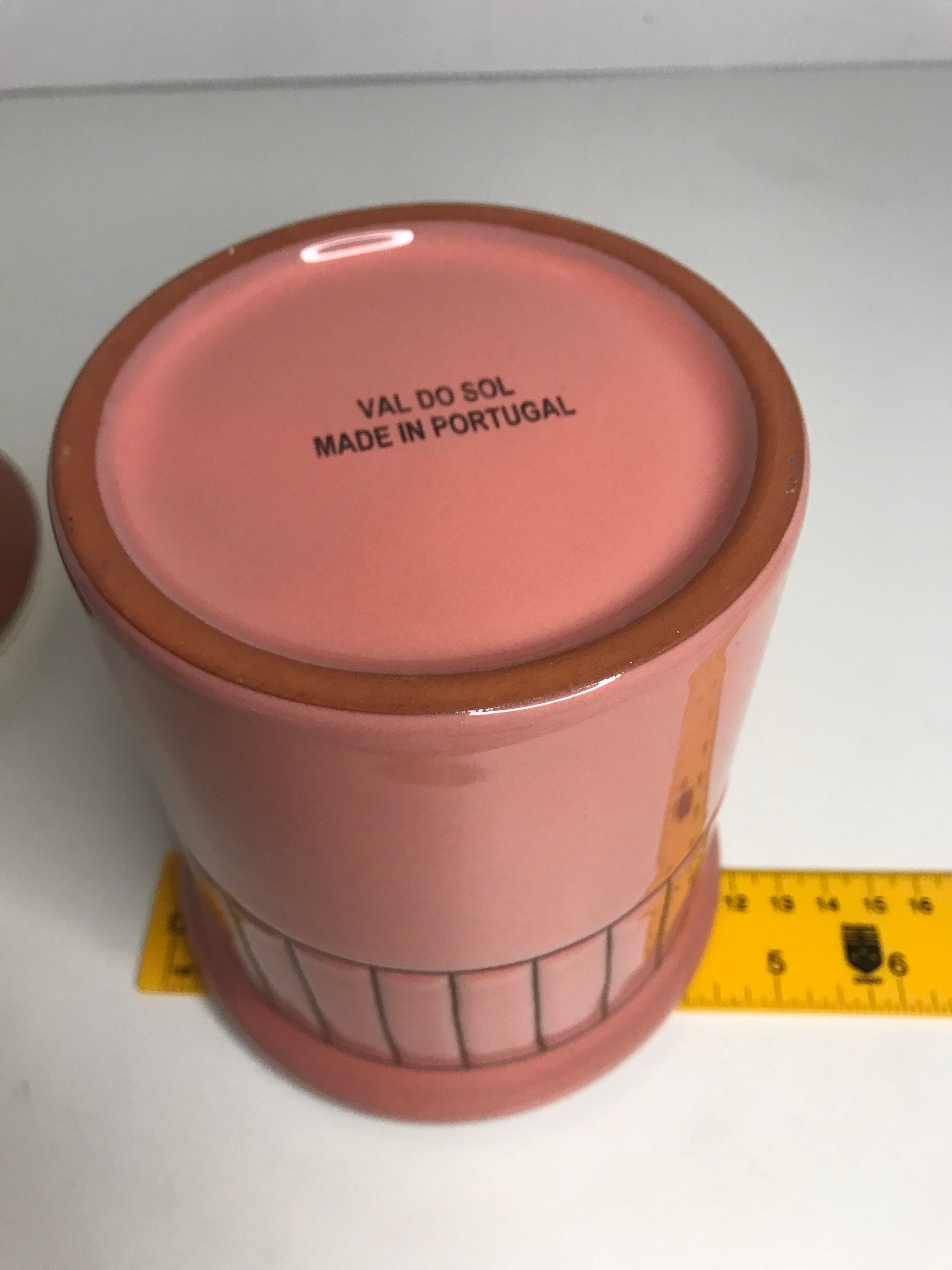 Val Do Sol Pottery Canister Made in Portugal - Etsy