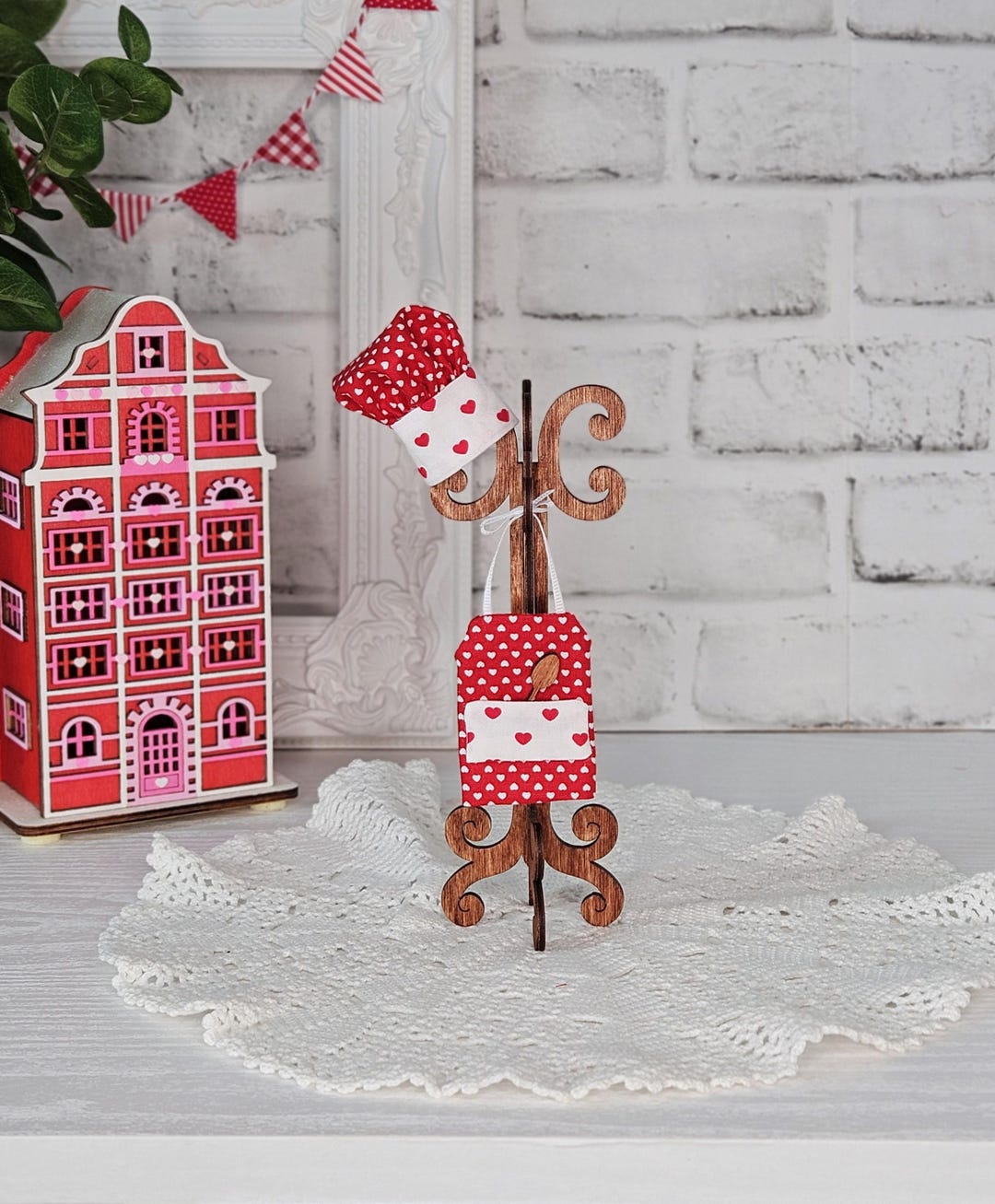 Mini Chef Set - Mini Baker Set - Mini Chef Hat - Mini Valentine Chef ...