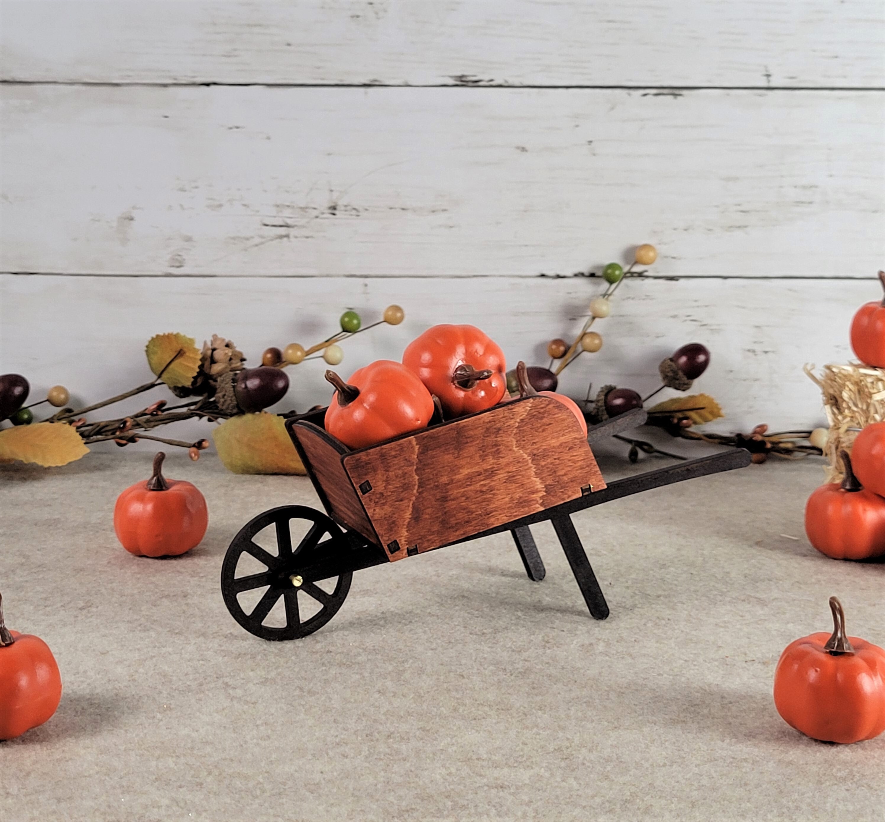 Mini Wheelbarrow Miniature Wheelbarrow Tiered Tray - Etsy