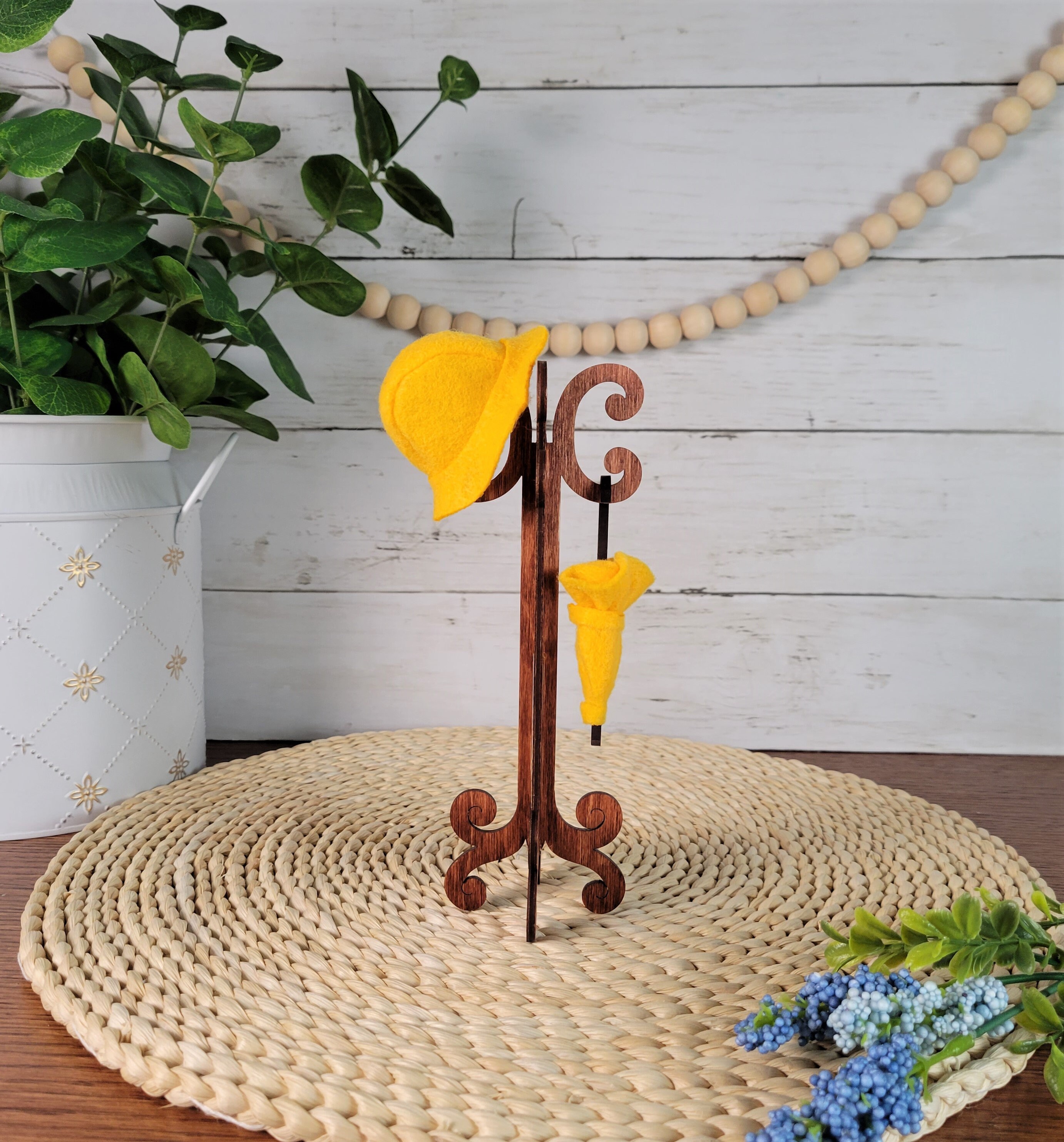 Mini Rain Hat and Umbrella Mini Rain Accessories Tiered | Etsy