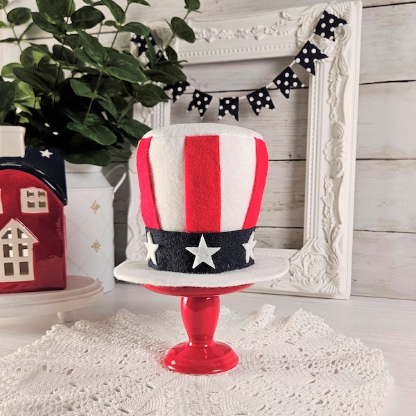Uncle Sam Top Hat - Etsy