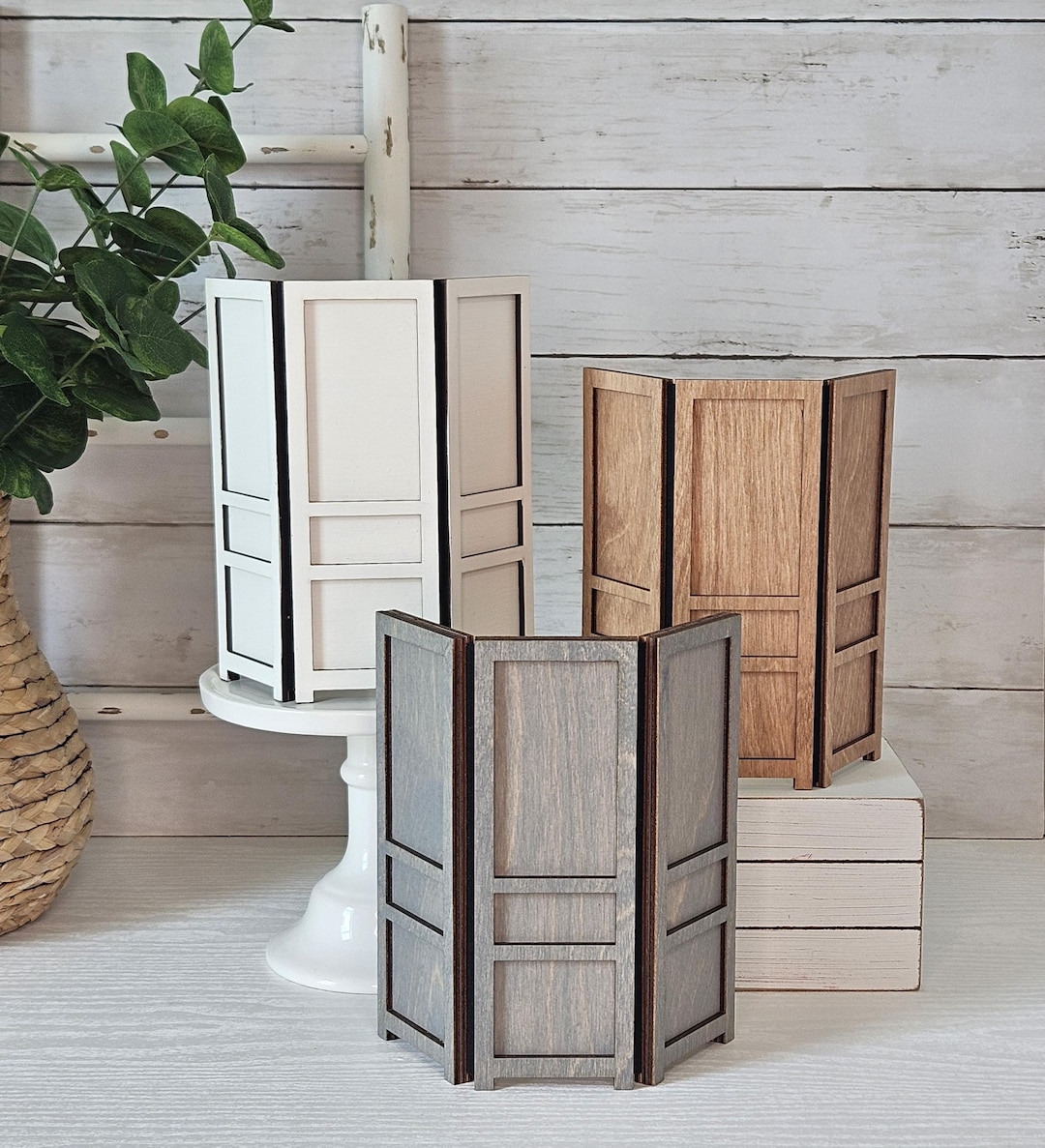 Mini Dressing Screen - Miniature Dressing Screen - Mini Wood Dressing ...