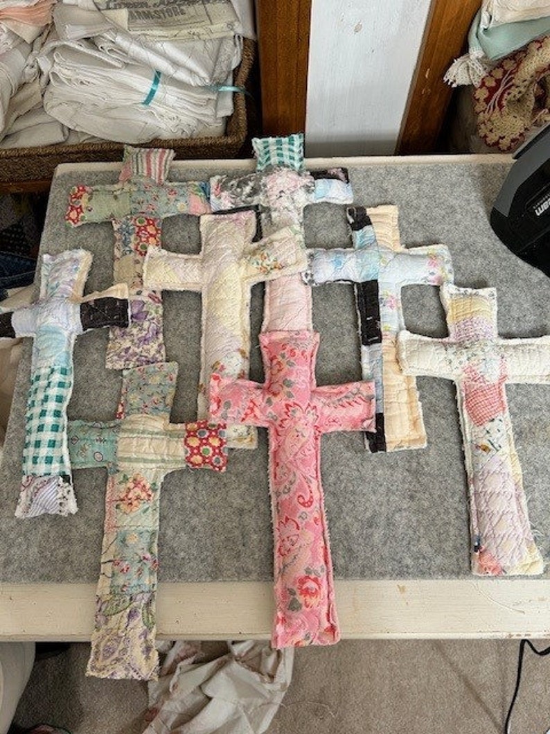 Quilted Prayer Weighted Cross. Religious Gift, Religious Gift for ...