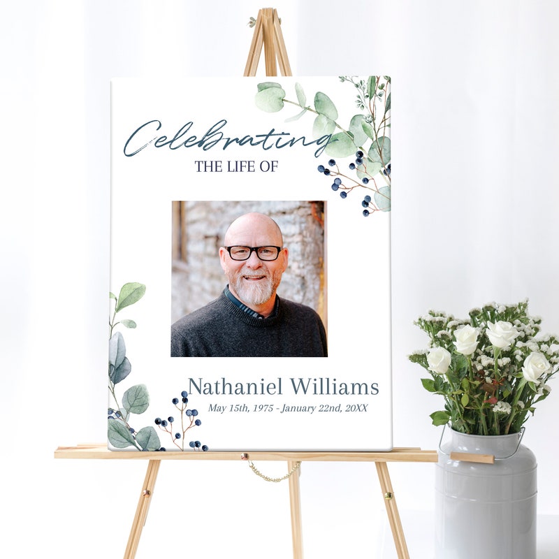 Funeral Memorial Posters - Etsy