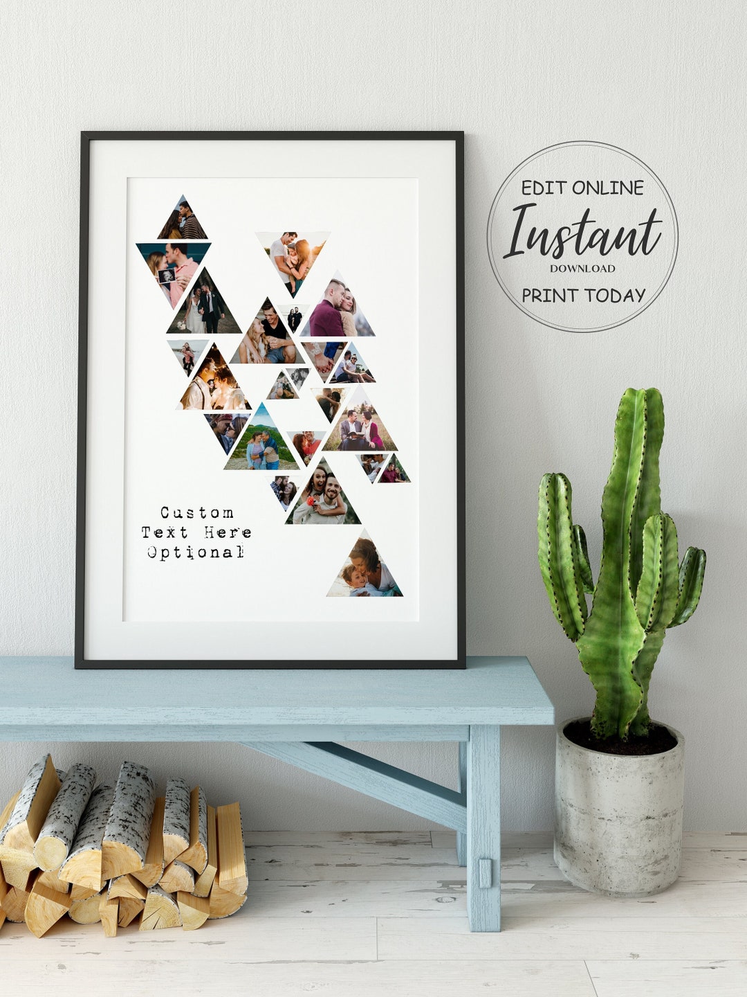 Custom Photo Collage | Unique Photo Collage | Anniversary Gift ...