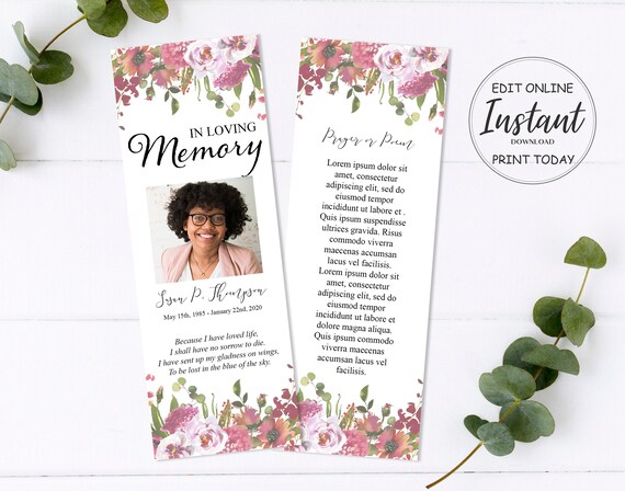 Funeral Keepsake Celebration of Life Funeral Favors | Etsy