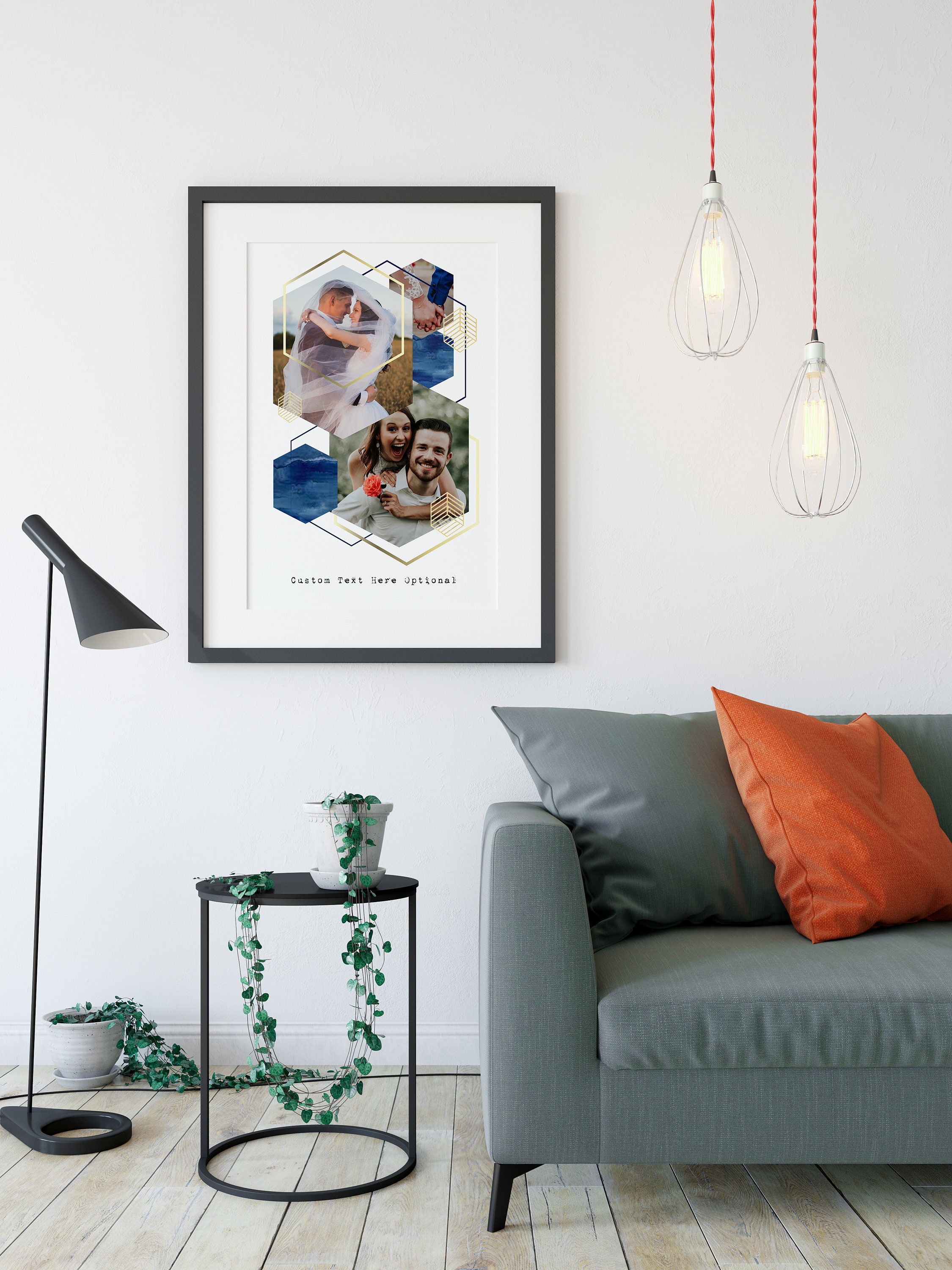 Custom Photo Collage Unique Photo Collage Anniversary Gift - Etsy