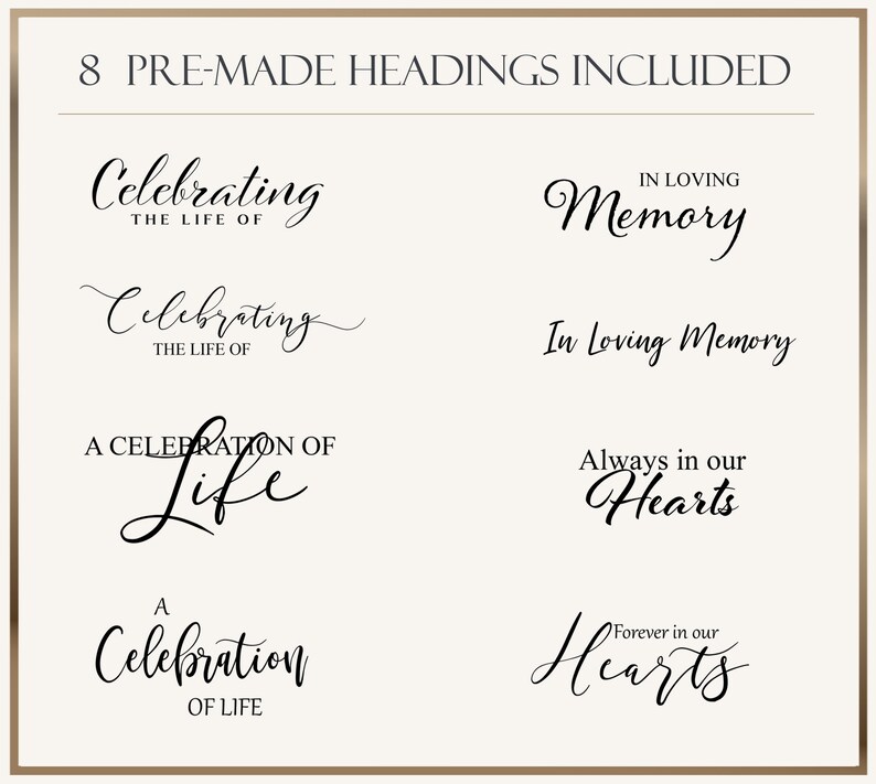 Purple Funeral Program Template for Woman Purple Flowers | Etsy