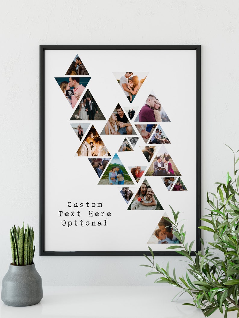 Custom Photo Collage | Unique Photo Collage | Anniversary Gift ...