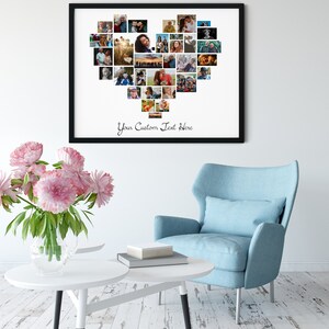 Heart Photo Collage | Valentines Day Gift Ideas | Anniversary Gift ...
