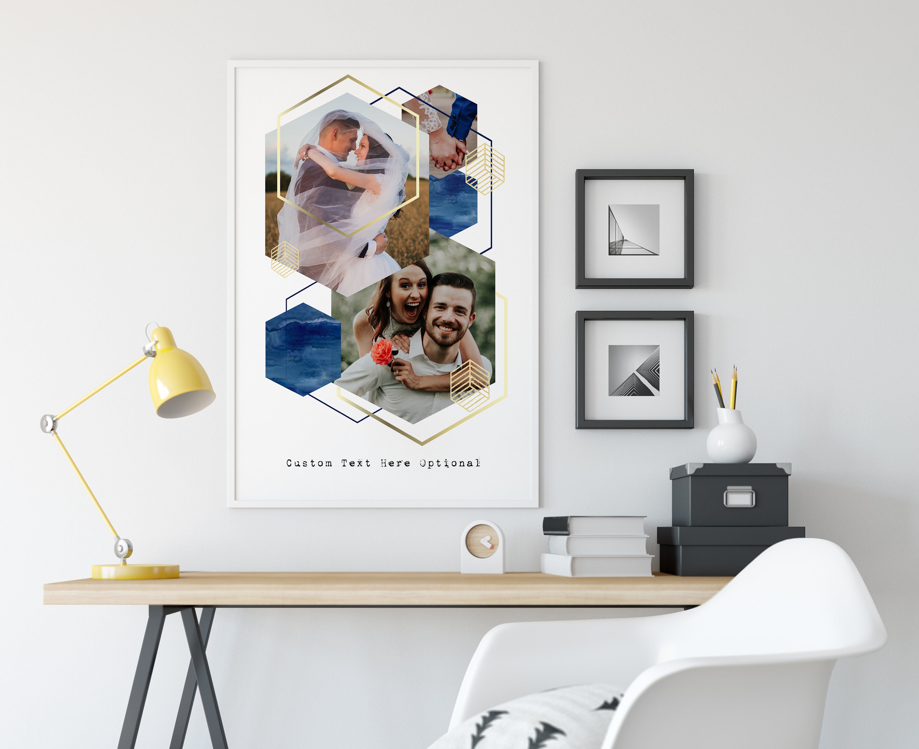 Custom Photo Collage Unique Photo Collage Anniversary Gift - Etsy