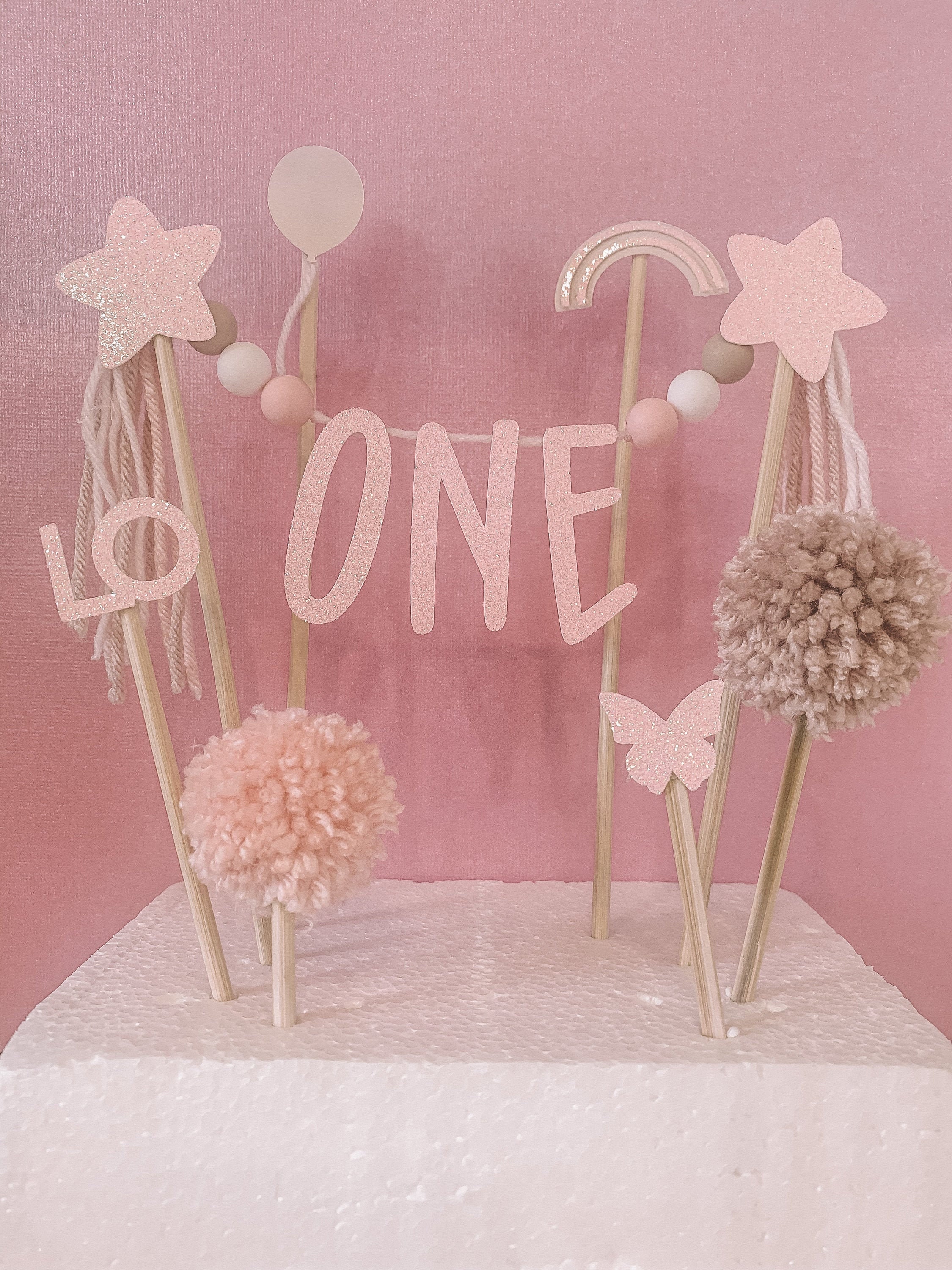 Paper Cake Topper Set - Etsy Sweden