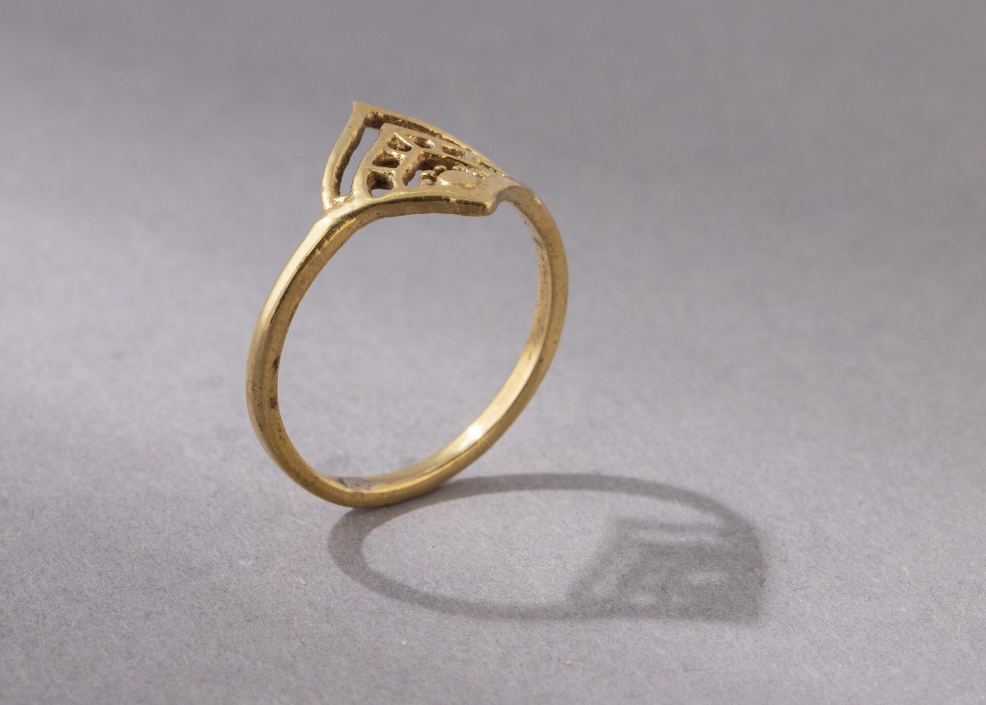 Kronen Boho Ring gold filigran minimalistisch handgemacht - Etsy.de