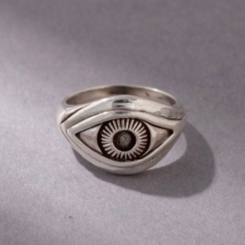 Glass Eye Ring - Etsy