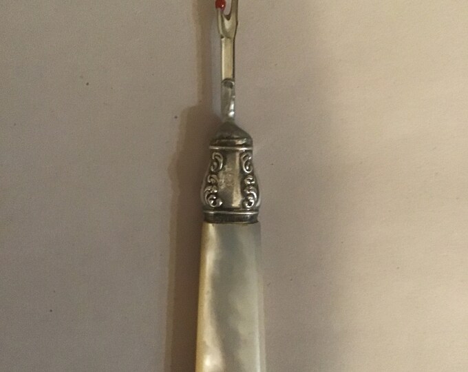 Antique Sterling and Mother of Pearl Handled Seam Ripper - Etsy