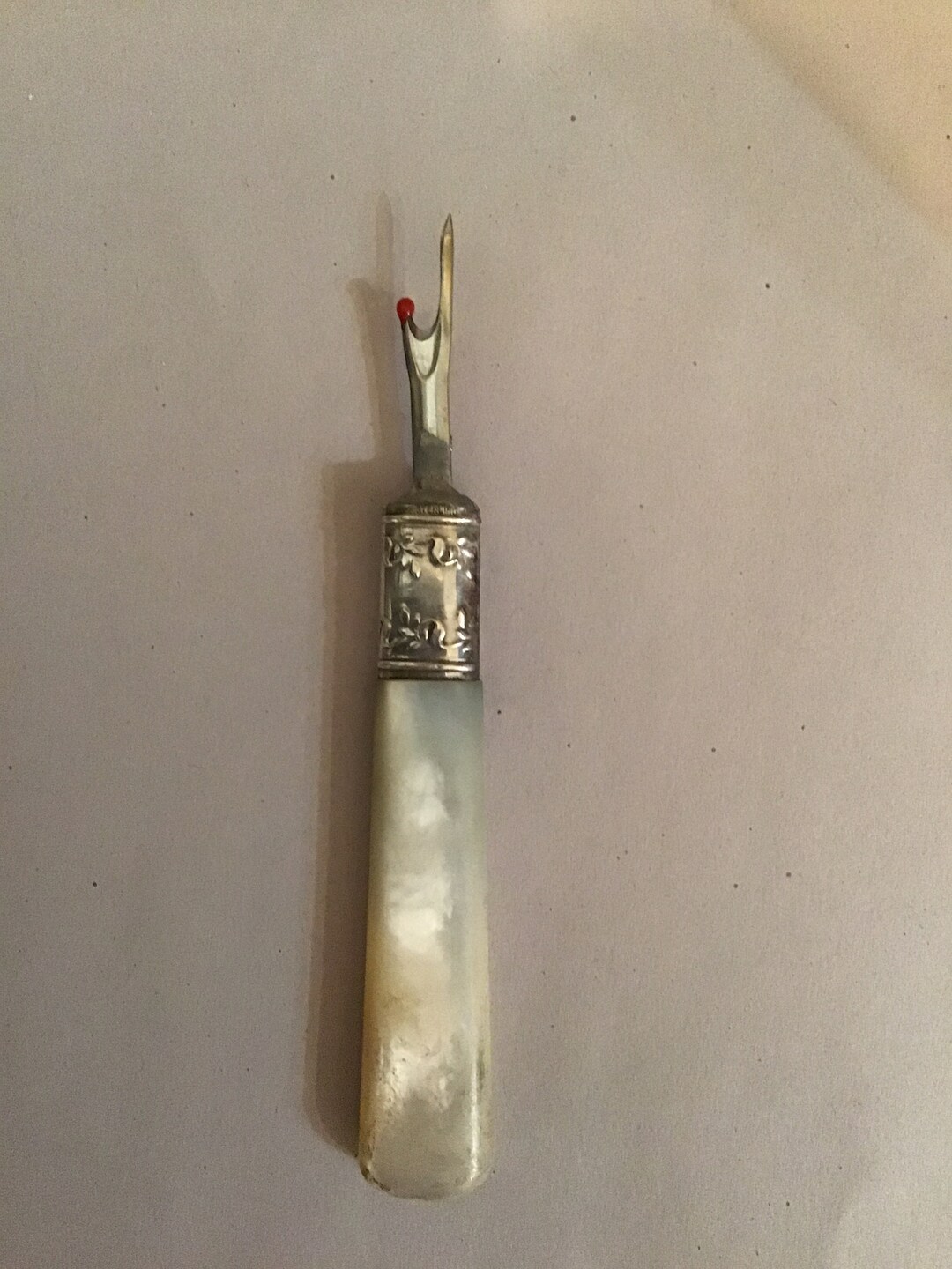 Antique Sterling and Mother of Pearl Handled Seam Ripper - Etsy