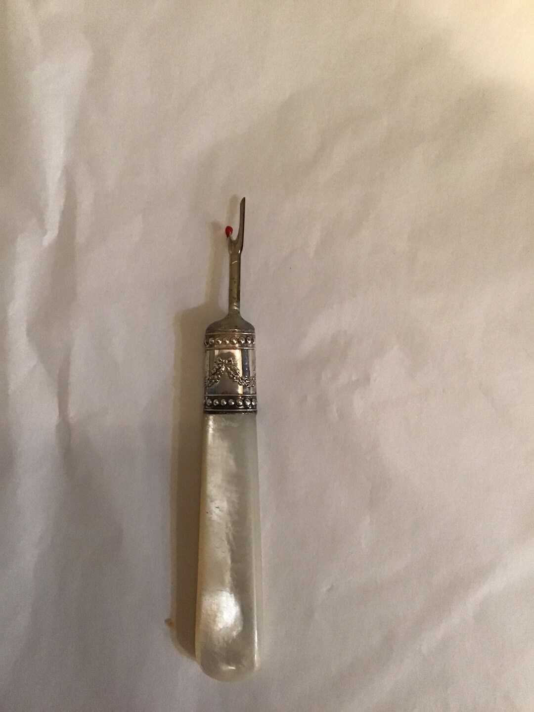 Antique Sterling and Mother of Pearl Handled Seam Ripper - Etsy