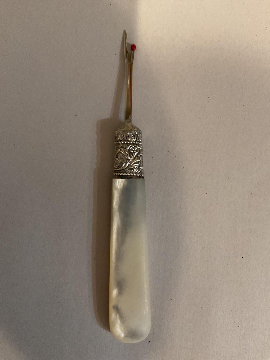 Antique Sterling and Mother of Pearl Handled Seam Ripper - Etsy