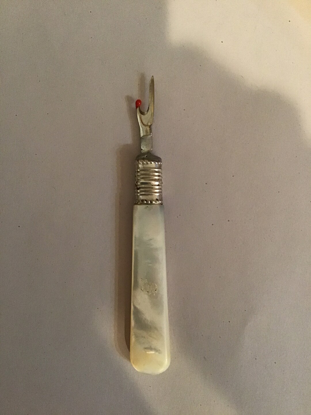 Antique Sterling and Mother of Pearl Handled Seam Ripper - Etsy