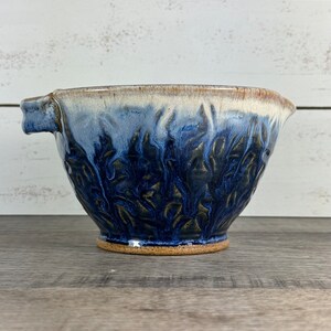 Medium Batter Bowl Ceramic , Pottery Mixing Bowl ,3 3/4x 7 Stoneware ...