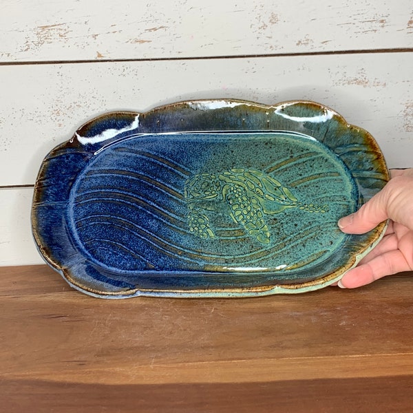 Handmade Pottery Tray - Etsy